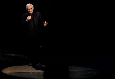 __COUNT__ CHARLES AZNAVOUR PERFORMING IN CONCERT FOR HIS EIGHTIETH ...