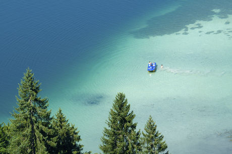 Freibergsee Lake Near Oberstdorf Allgaeu Bavaria Editorial Stock Photo ...