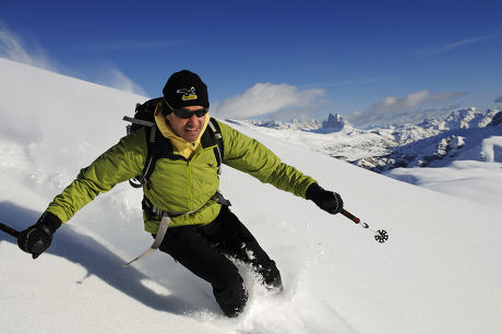 Model Released Ski Tour Mt Grosser Editorial Stock Photo - Stock Image ...