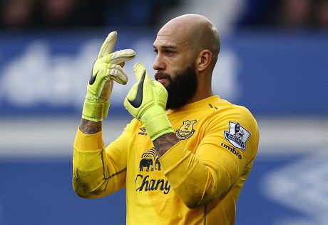 Everton Goalkeeper Tim Howard Editorial Stock Photo - Stock Image ...