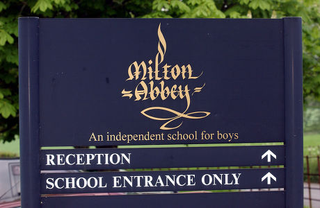 Milton Abbey School Sign Editorial Stock Photo - Stock Image | Shutterstock