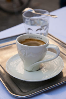 Coffee Glass Water Korb Wien Oesterreich Editorial Stock Photo - Stock ...