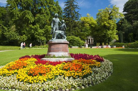 Spa Gardens Baden Near Vienna Lower Editorial Stock Photo - Stock Image ...