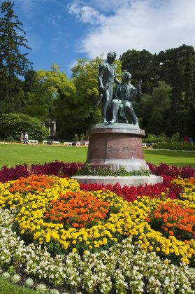 Spa Gardens Baden Near Vienna Lower Editorial Stock Photo - Stock Image ...