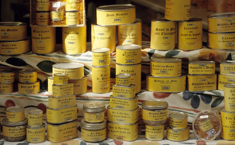 Showcase French Canned Foods Goose Liver Editorial Stock Photo - Stock ...