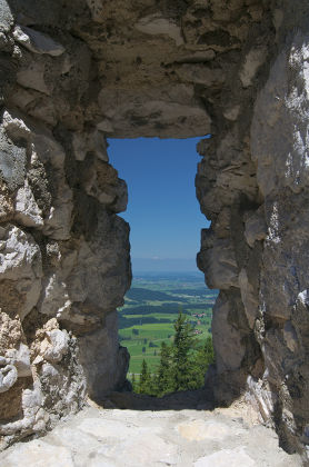 Ruins Falkenstein Castle Pfronten Allgaeu Bavaria Editorial Stock Photo ...