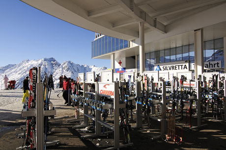 Silvrettabahn Cable Car Station Ischgl Ski Editorial Stock Photo ...