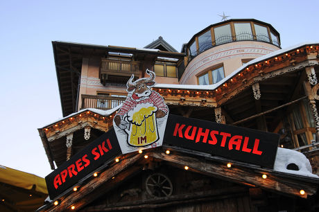 Kuhstall Ski Bar Ischgl Ski Resort Editorial Stock Photo - Stock Image ...