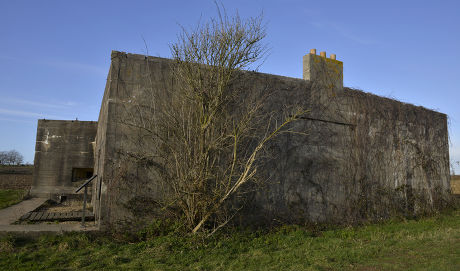 Battery Lothringen Observation Tower Command Bunker Foto de stock de ...