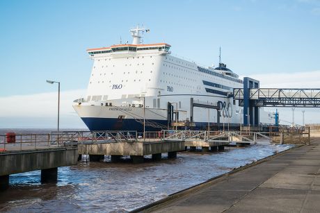 Pride Hull Ferry King George Dock Editorial Stock Photo - Stock Image ...