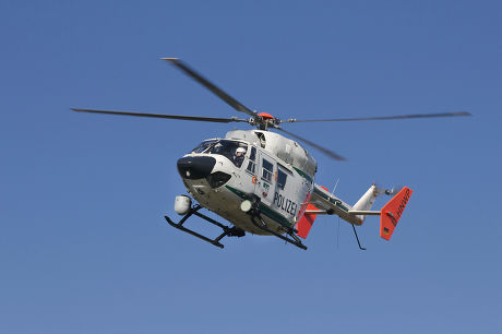 Bk 117 C1 Police Helicopter Approaching Editorial Stock Photo - Stock ...