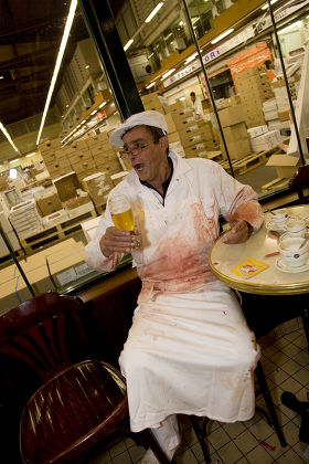 Butcher Cafe Bar Le Sainthubert Meat Editorial Stock Photo - Stock ...