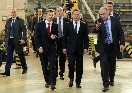 Prime Minister Dmitry Medvedev Left Right Editorial Stock Photo - Stock ...