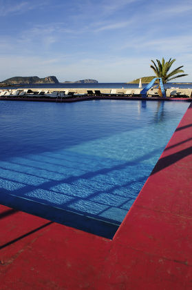 Pool Es Cana Es Canar Ibiza Editorial Stock Photo - Stock Image ...
