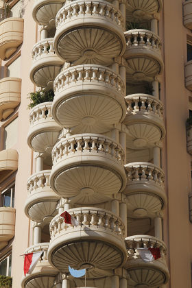 Round Balconies High Rise Apartment Building Editorial Stock Photo ...
