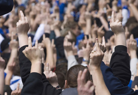 Football Fans Showing Their Middle Finger Editorial Stock Photo - Stock ...