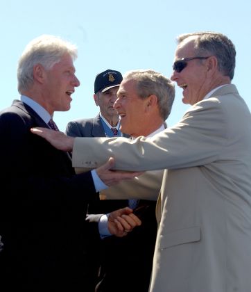 Bill Clinton George W Bush George Editorial Stock Photo - Stock Image ...