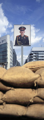 Portrait Soviet Soldier Checkpoint Charlie Berlin Editorial Stock Photo ...