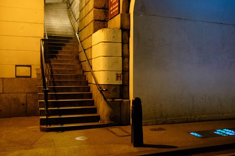 Nancys Steps Immortalised Charles Dickens Oliver Editorial Stock Photo ...