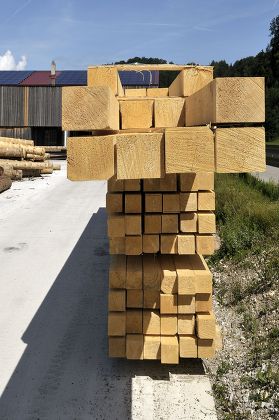 Finished Lumber Wood Factory Upper Bavaria Editorial Stock Photo ...