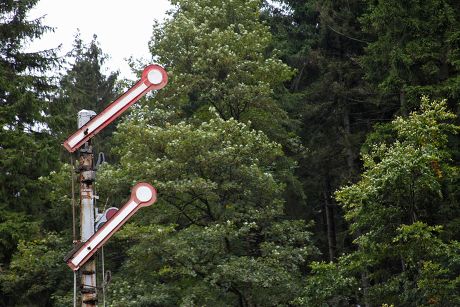 Open Railway Signal Oberhof Thuringia Germany Editorial Stock Photo ...