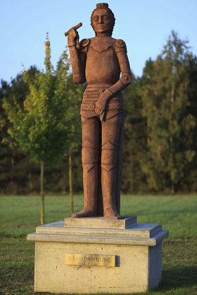 Roland Statue Roland Town Brandenburg Rolandpark Editorial Stock Photo ...