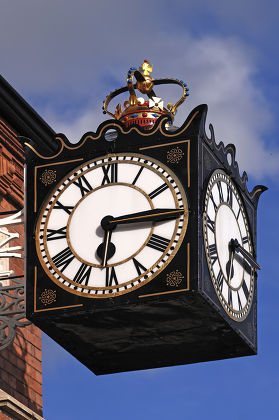 Old Clock Crown On Building Against Editorial Stock Photo - Stock Image ...