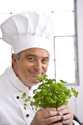 Model Released Chef Wearing Chefs Hat Editorial Stock Photo - Stock ...