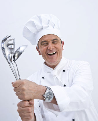 Model Released Chef Wearing Chefs Hat Editorial Stock Photo - Stock ...