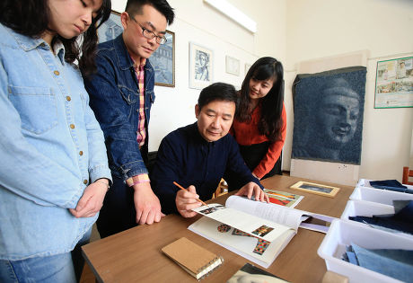 Professor Wang Xiaolei Some His Students Editorial Stock Photo - Stock ...