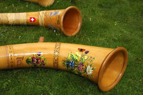 Alphorns Switzerland Europe Editorial Stock Photo - Stock Image ...