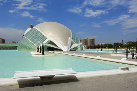 Lhemisferic By S Calatrava City Arts Editorial Stock Photo - Stock ...