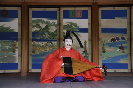 Musician Puppet Playing Biwa String Instrument Editorial Stock Photo ...