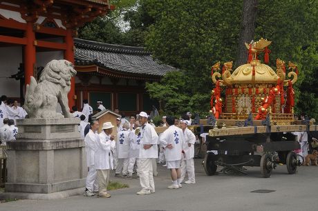 Matsuri Shrine Festival Start Procession Shinto Editorial Stock Photo ...