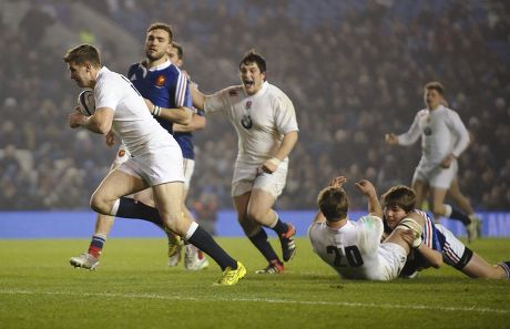 Englands George Perkins Scores His Sides Editorial Stock Photo - Stock ...