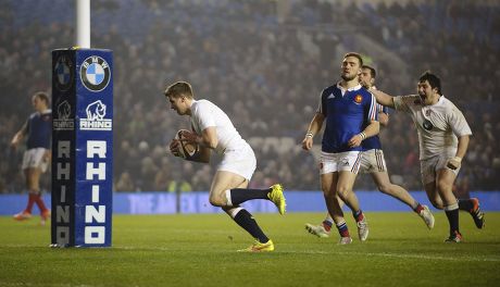 Englands George Perkins Scores His Sides Editorial Stock Photo - Stock ...