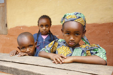 Two Girls One Boy Mbororo Ethnic Editorial Stock Photo - Stock Image ...