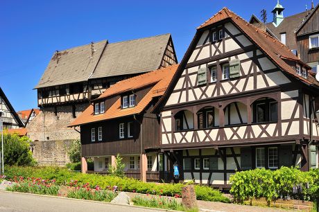 Halftimbered Houses Zehntscheuern Tithe Barn Historic Editorial Stock ...