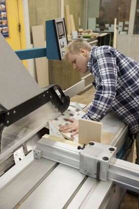 Model Released Master Carpenter Apprentice Using Editorial Stock Photo ...