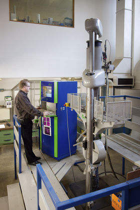 Model Released Welding Engineer Universal Testing Editorial Stock Photo ...