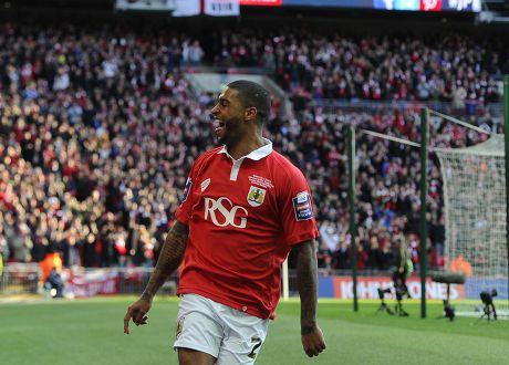 Bristol Citys Mark Little Celebrates His Editorial Stock Photo - Stock ...