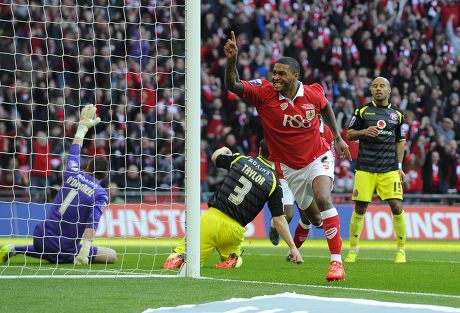 Bristol Citys Mark Little Celebrates His Editorial Stock Photo - Stock ...