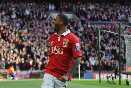 Bristol Citys Mark Little Celebrates His Editorial Stock Photo - Stock ...