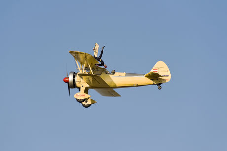 Biplane Wingwalker Editorial Stock Photo - Stock Image | Shutterstock
