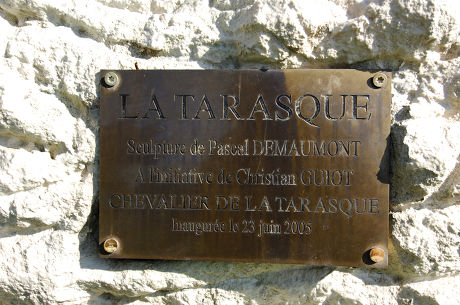 La Tarasque Bronze Badge Tarascon Provence Editorial Stock Photo ...