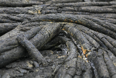 Surface Ropy Lava Eastern Rift Zone Editorial Stock Photo - Stock Image ...
