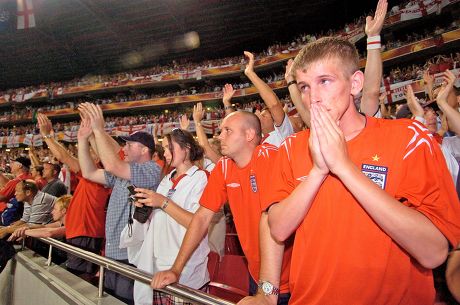 England Fans Mourning Loss Portugal Editorial Stock Photo - Stock Image ...