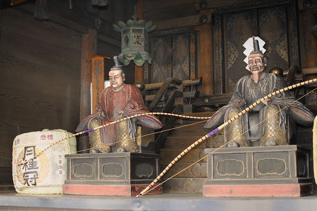 Gatekeepers Shrine Shijodori Kyoto Japan Asia Editorial Stock Photo ...