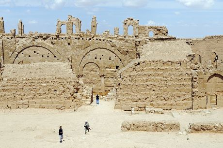 Ruins Byzantine Basilica Resafa Fortress Sergiopolis Editorial Stock ...