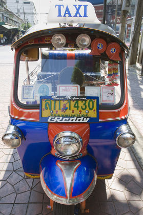 Tuk Tuk Taxi Bangkok Thailand Asia Editorial Stock Photo - Stock Image | Shutterstock